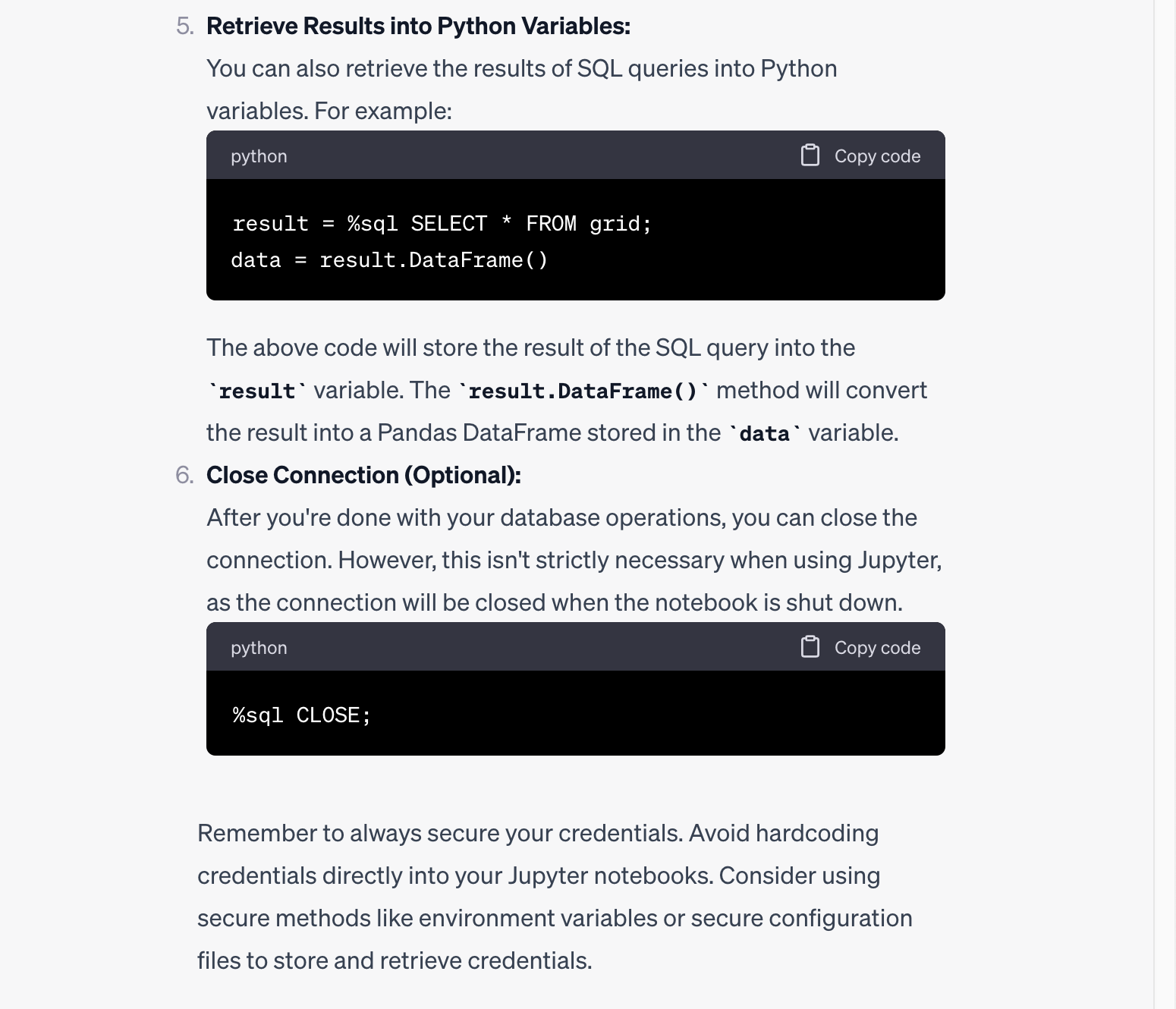 Using ChatGPT with the Awesense SQL API | Awesense